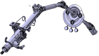 Etude d’une colonne de direction - Simulation | Cadsim 3D